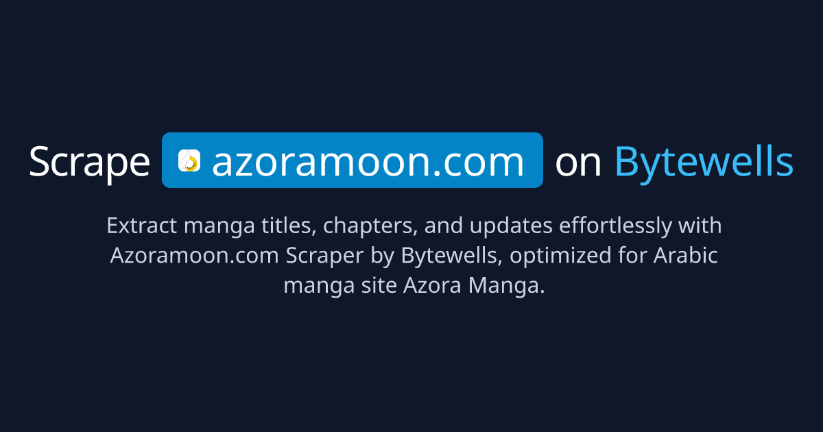 Scrape azoramoon.com | Bytewells